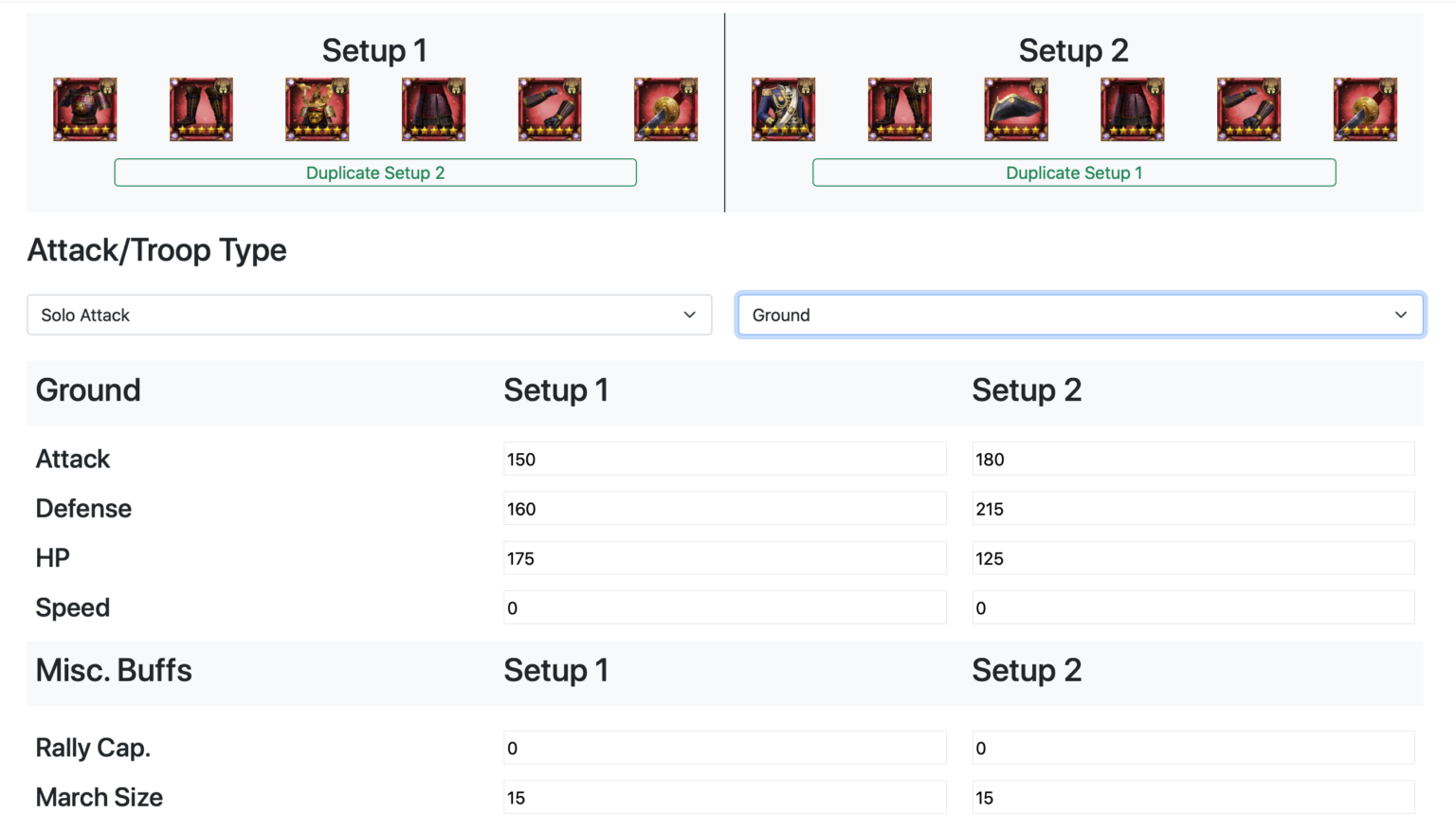 The Future of Gear Comparison - Evony Builds